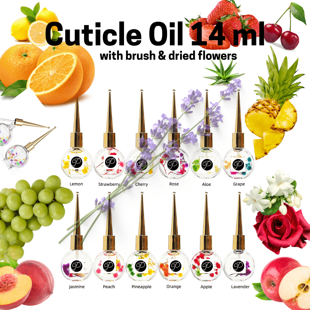 P TALL FLOWER CUTICLE OIL 14ML | ALOE VERA – Purple Beauty Supplies