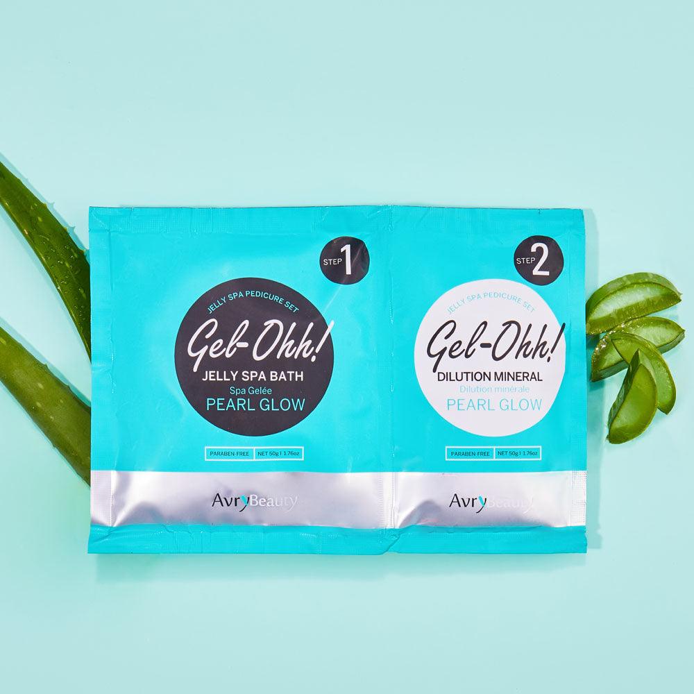 AVRY BEAUTY GEL-OHH JELLY SPA PEDI BATH - PEARL GLOW (ALOE VERA ...