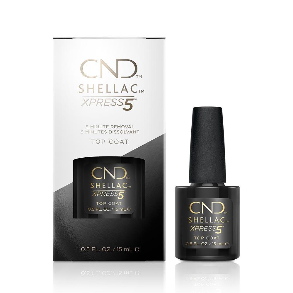 CND SHELLAC XPRESS5 TOP COAT .5 OZ/15 ML – Purple Beauty Supplies